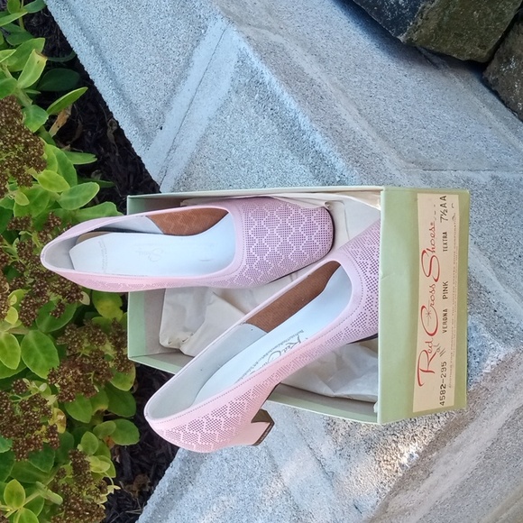 red cross shoes | Shoes | Vintage Red Cross Heel Womens 75 Aa | Poshmark